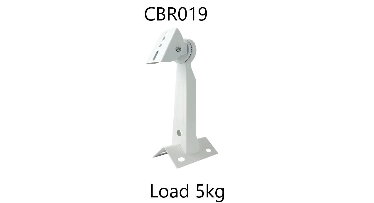 Outdoor CCTV Camera Metal Housing Bracket Load 5kg Max Corner Wall use ...
