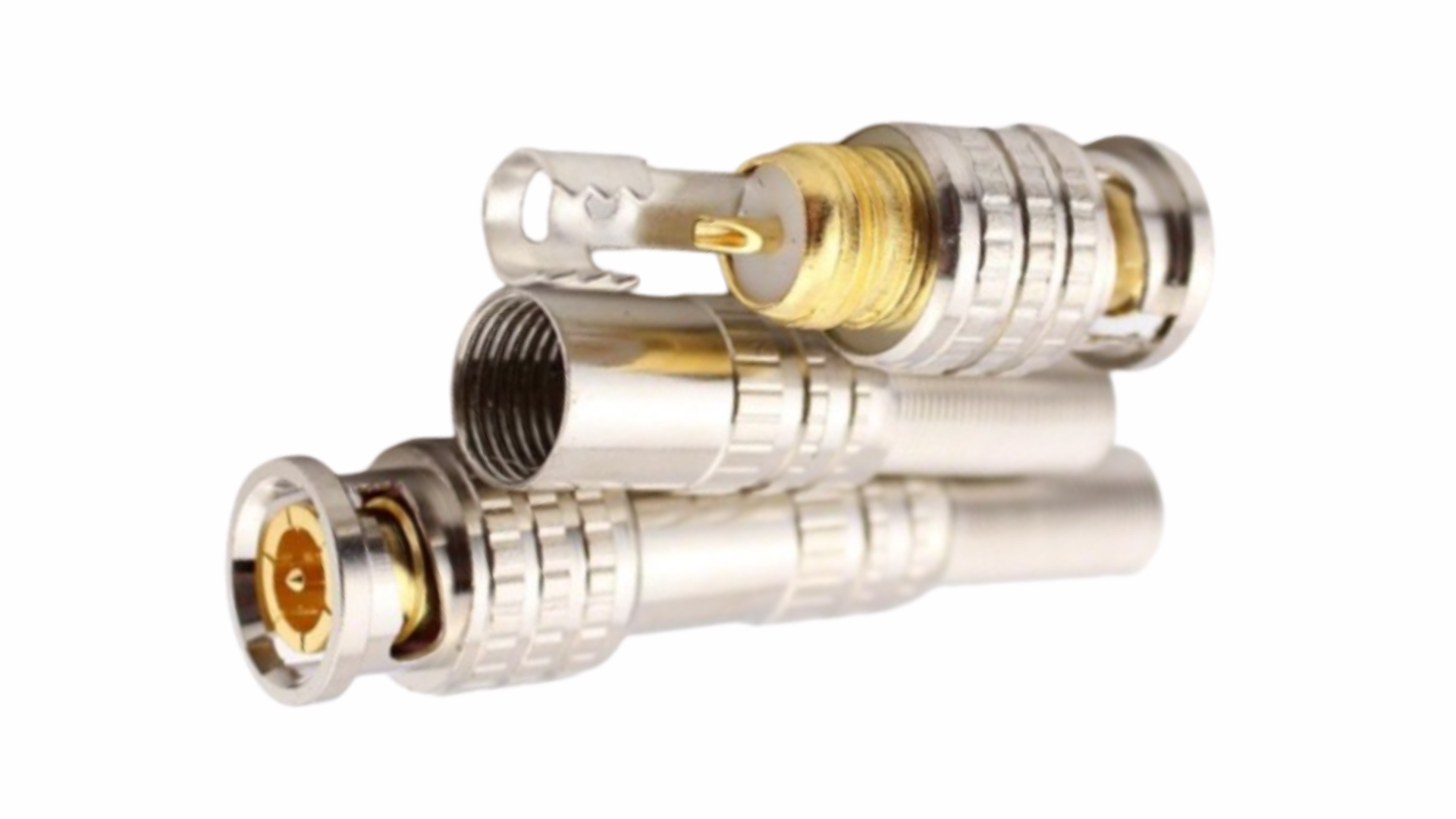 RG59 BNC Connector Spring Male Screw On Type for CCTV use DIY Easy to ...