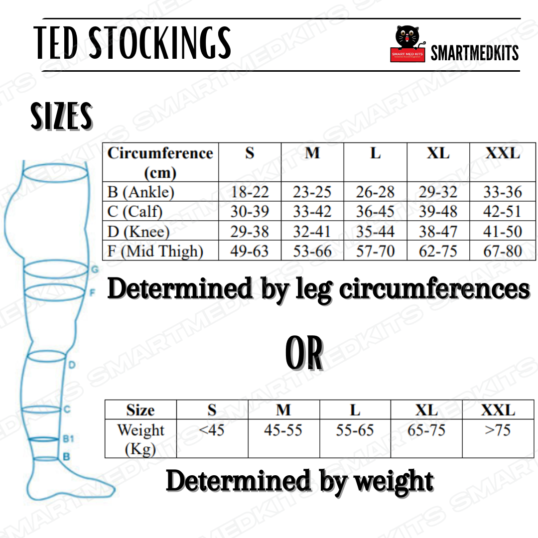 🔥NEW🔥 Anti-embolism TED High Thigh Compression Stockings Thrombo ...