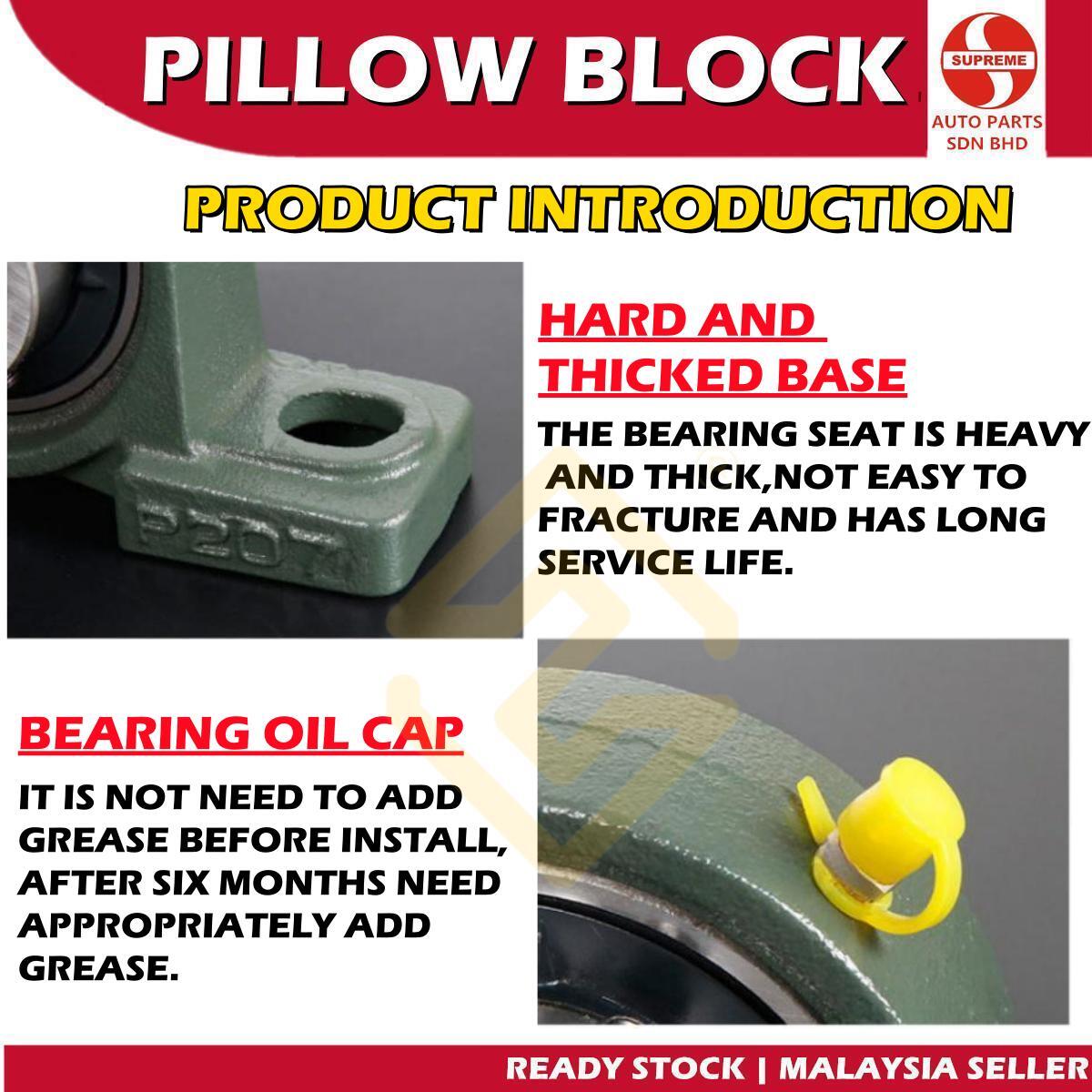 S2U UCP201 UCP202 UCP203 UCP204 UCP205 UCP206 UCP207 UCP208 Pillow Block Bearing Hole | Shopee ...