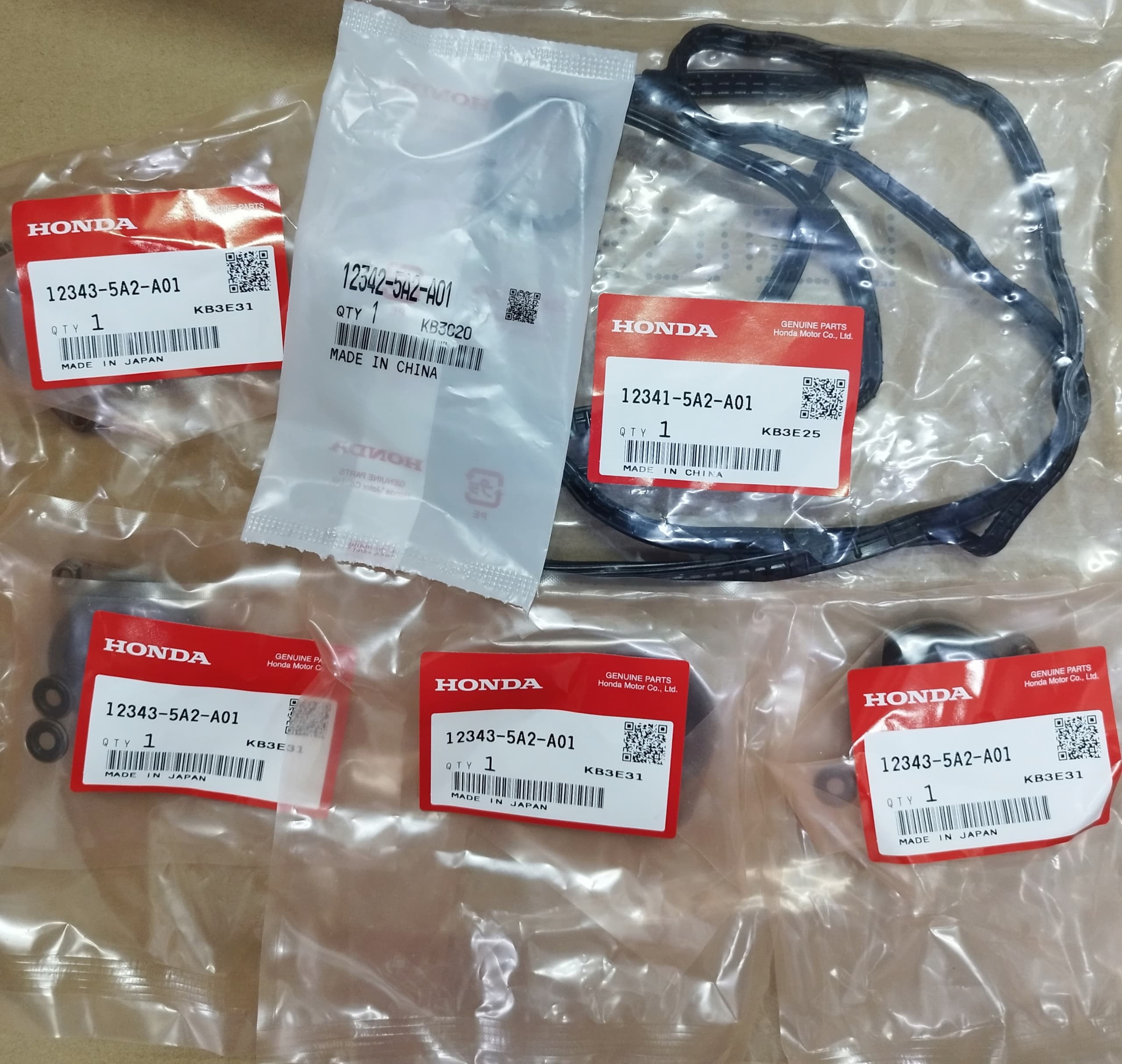 12030-5A2-A01 Honda Gen Valve Cover Gasket SET K24W Honda Accord T2A 2. ...