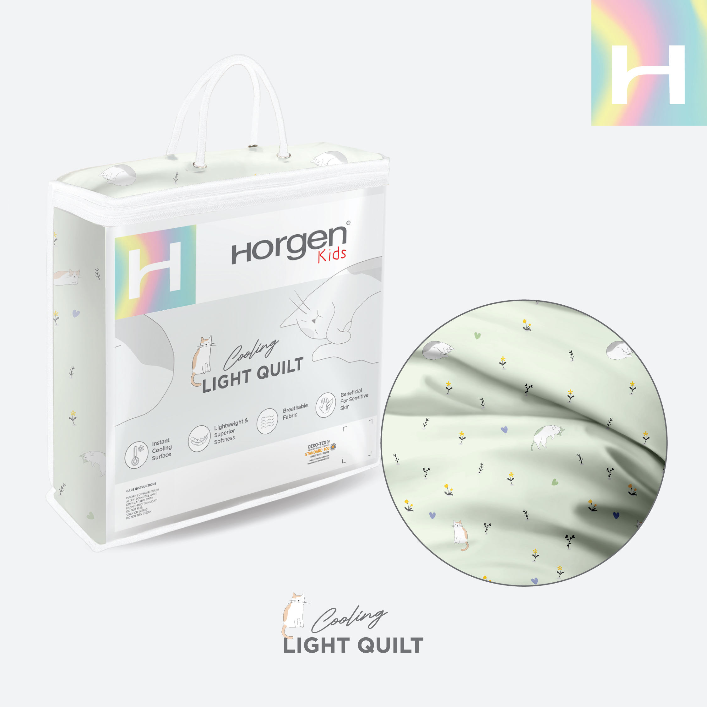 Horgen Kids Cooling Light Quilt Printed | Quilted Comforter | 100% ...