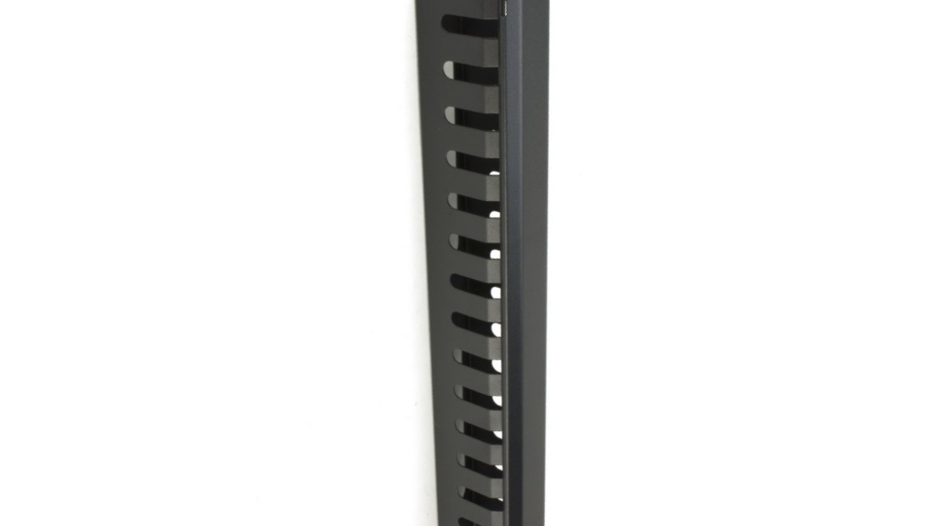 Metal Black Cable Management 1U Panel for Equipment Server Rack 19inch ...