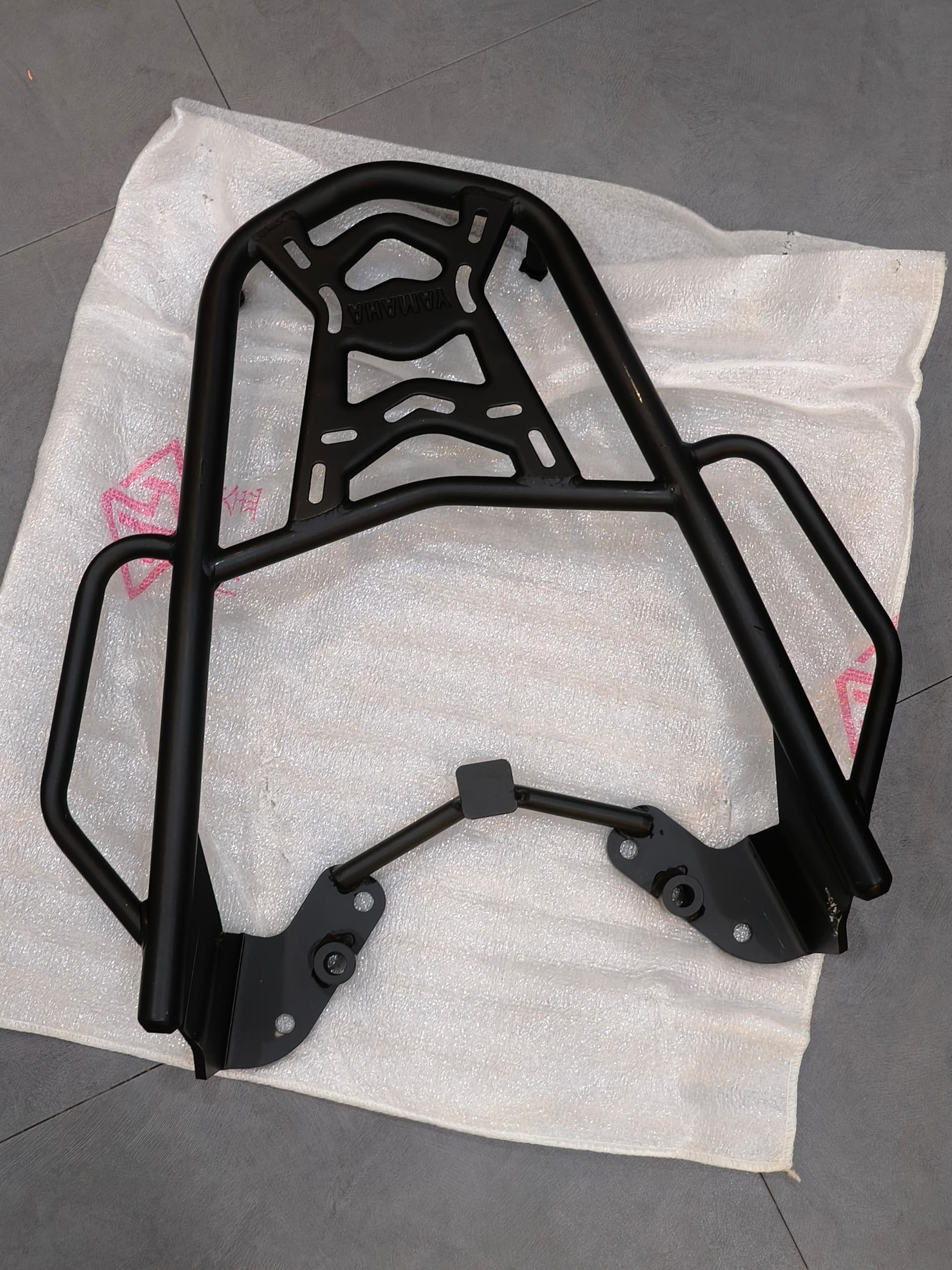 CNC Monorack Top Box Carrier Bracket Yamaha Nmax v2 Rack Belakang Kotak Box Ready Stock | Shopee ...