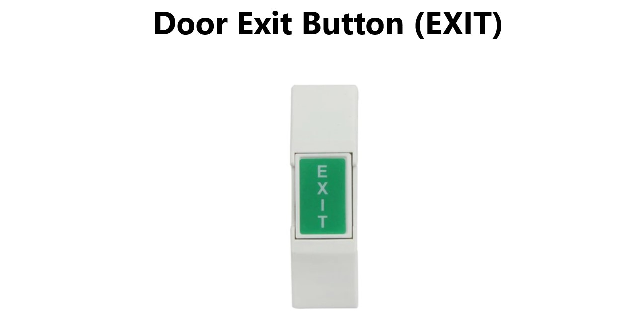 Access Door Small Green Exit Button to Release Door Access Control Push ...