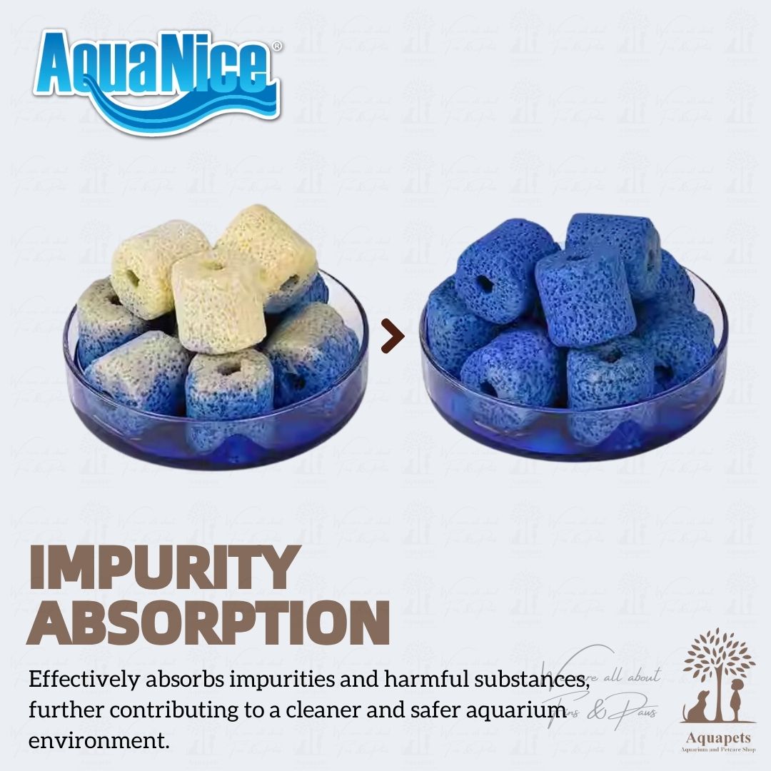 AquaNice Bio Rex Ring Ceramic Bio Filter Media Bio Ring Aquarium Porous ...