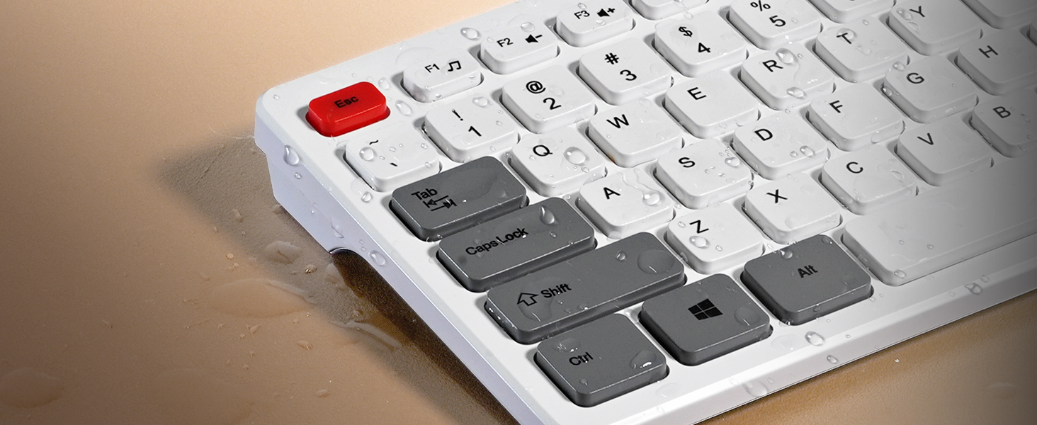 AULA AC308 Wireless Keyboard Mouse Set/ 2.4G Silent Full Size 108 Key ...