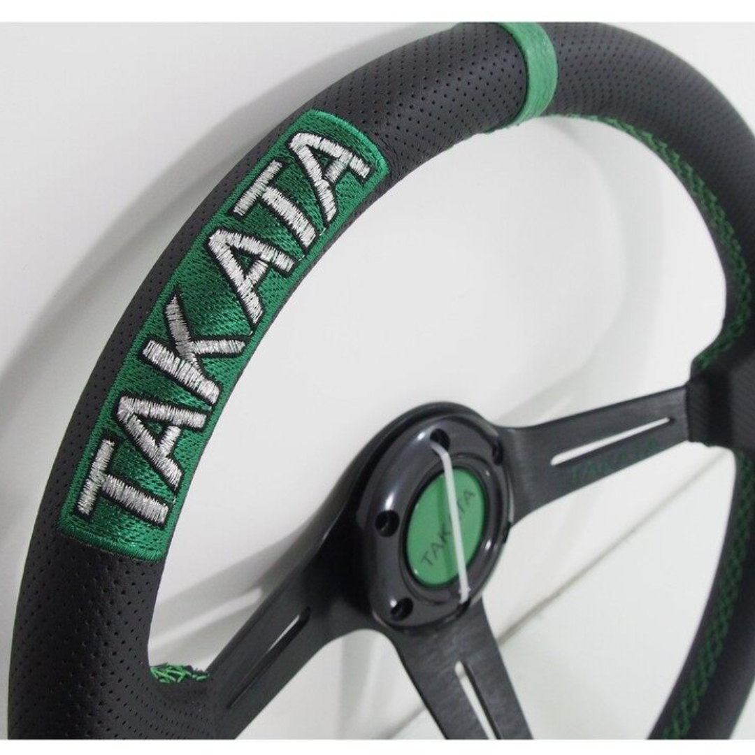 TAKATA Semi Deep Dish Steering Wheel Leather (350MM) | Shopee Malaysia