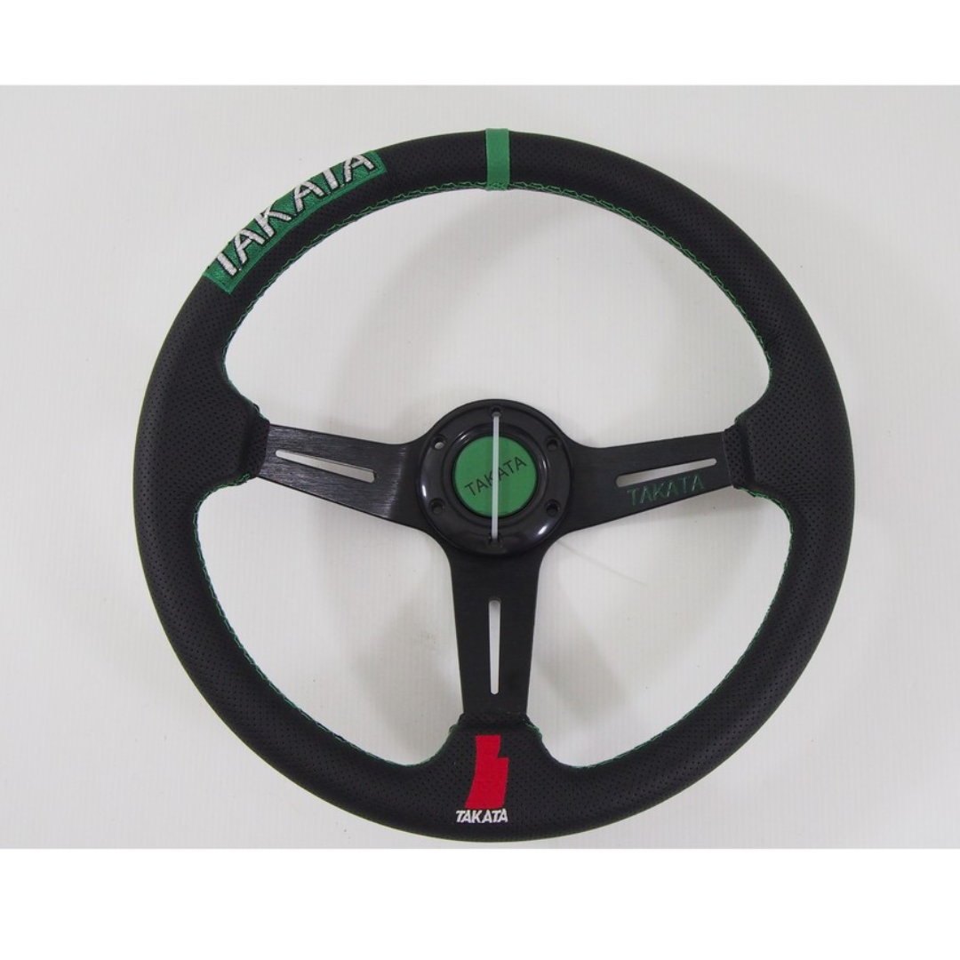TAKATA Semi Deep Dish Steering Wheel Leather (350MM) | Shopee Malaysia
