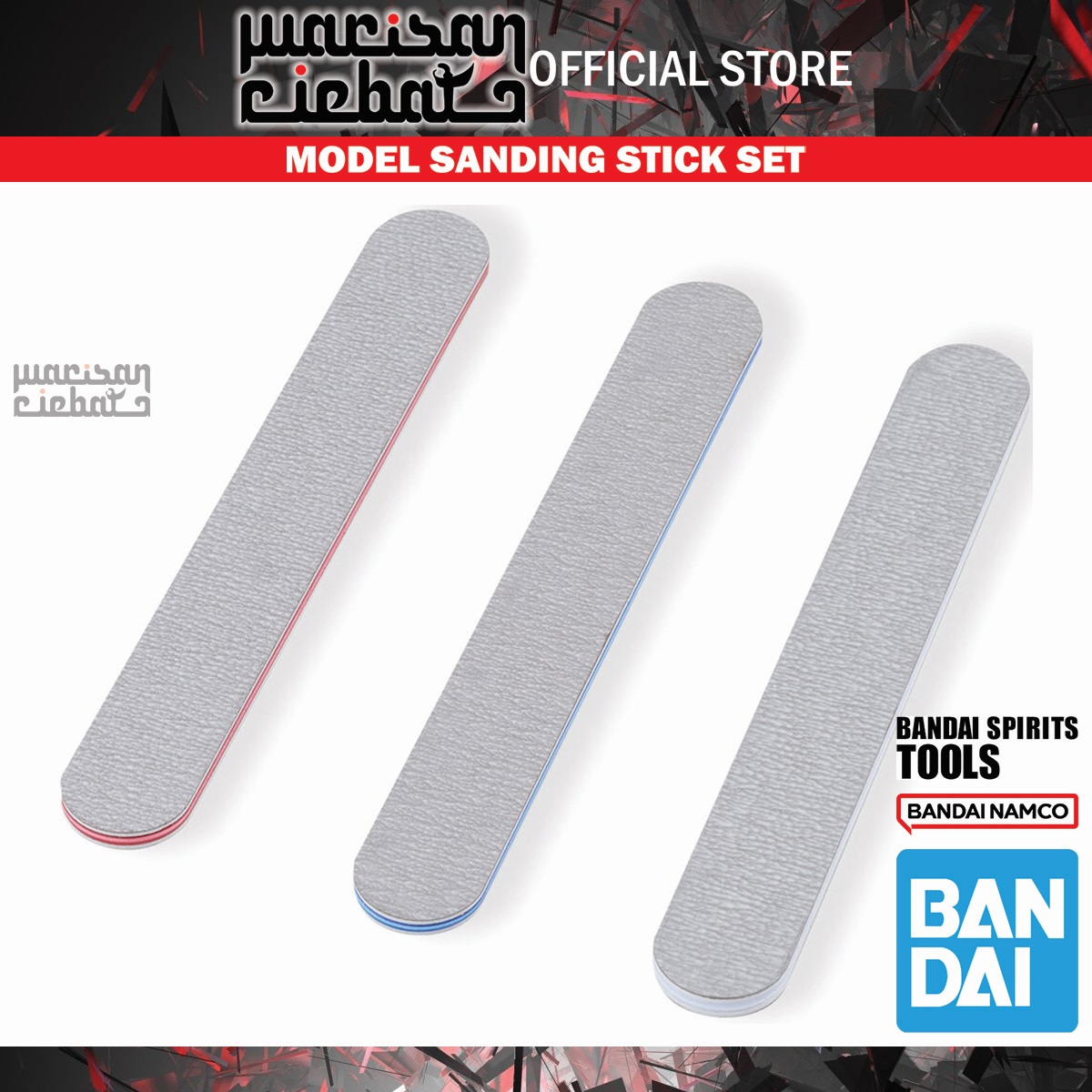 Bandai Spirits Model Sanding Stick Set | Shopee Malaysia