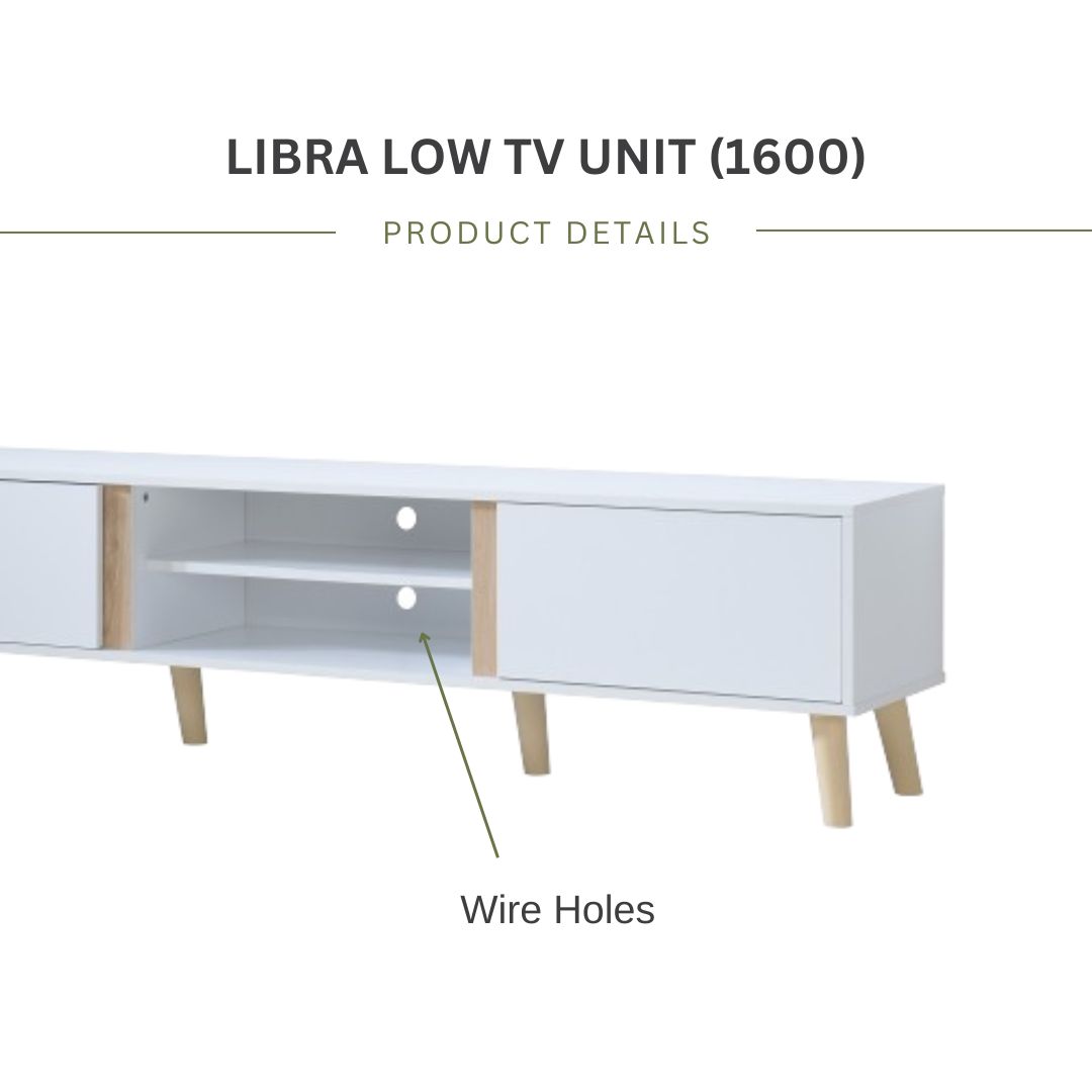 ELISA HOME Libra 5.3 Feet TV Cabinet Rak TV 电视柜 | Shopee Malaysia