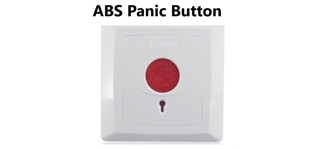 Wired Burglar Alarm ABS Emergency Panic Button 3"x3" Faceplate 85x85x33 ...
