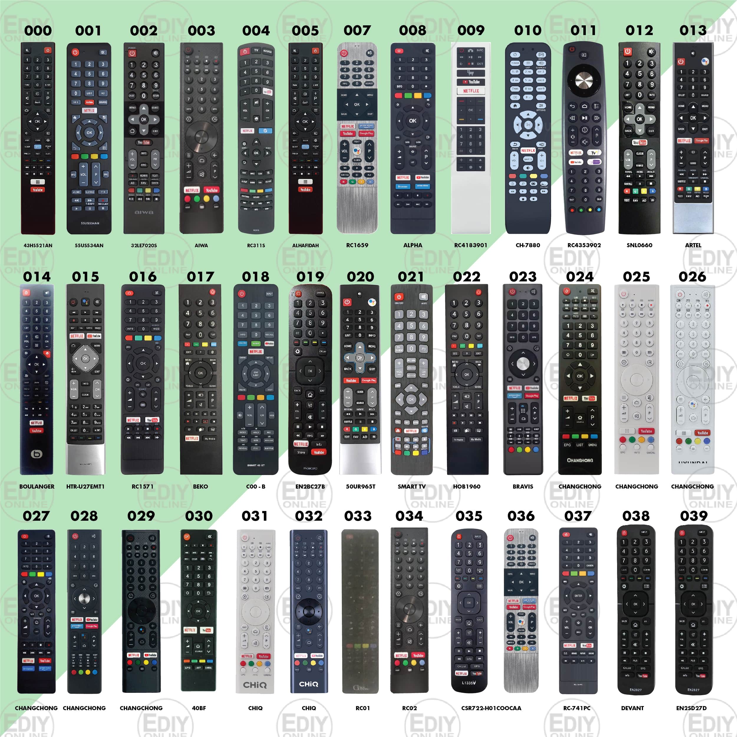 【𝐅𝐑𝐄𝐄 𝐁𝐀𝐓𝐓𝐄𝐑𝐘 𝐀𝐀𝐀𝐗𝟐】UNIVERSAL REMOTE BRANDS SMART TV NETFLIX YOUTUBE S ...