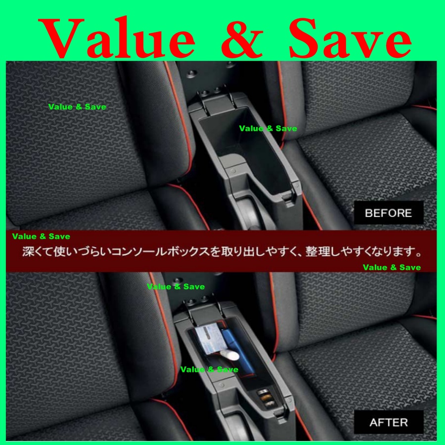 Perodua ATIVA Armrest Storage Box Compartment Console Organizer Coin ...