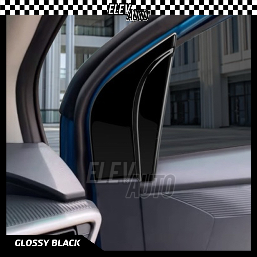 Perodua Axia 2023 2024 Front Door Pillar Trim Carbon Fiber Black ...