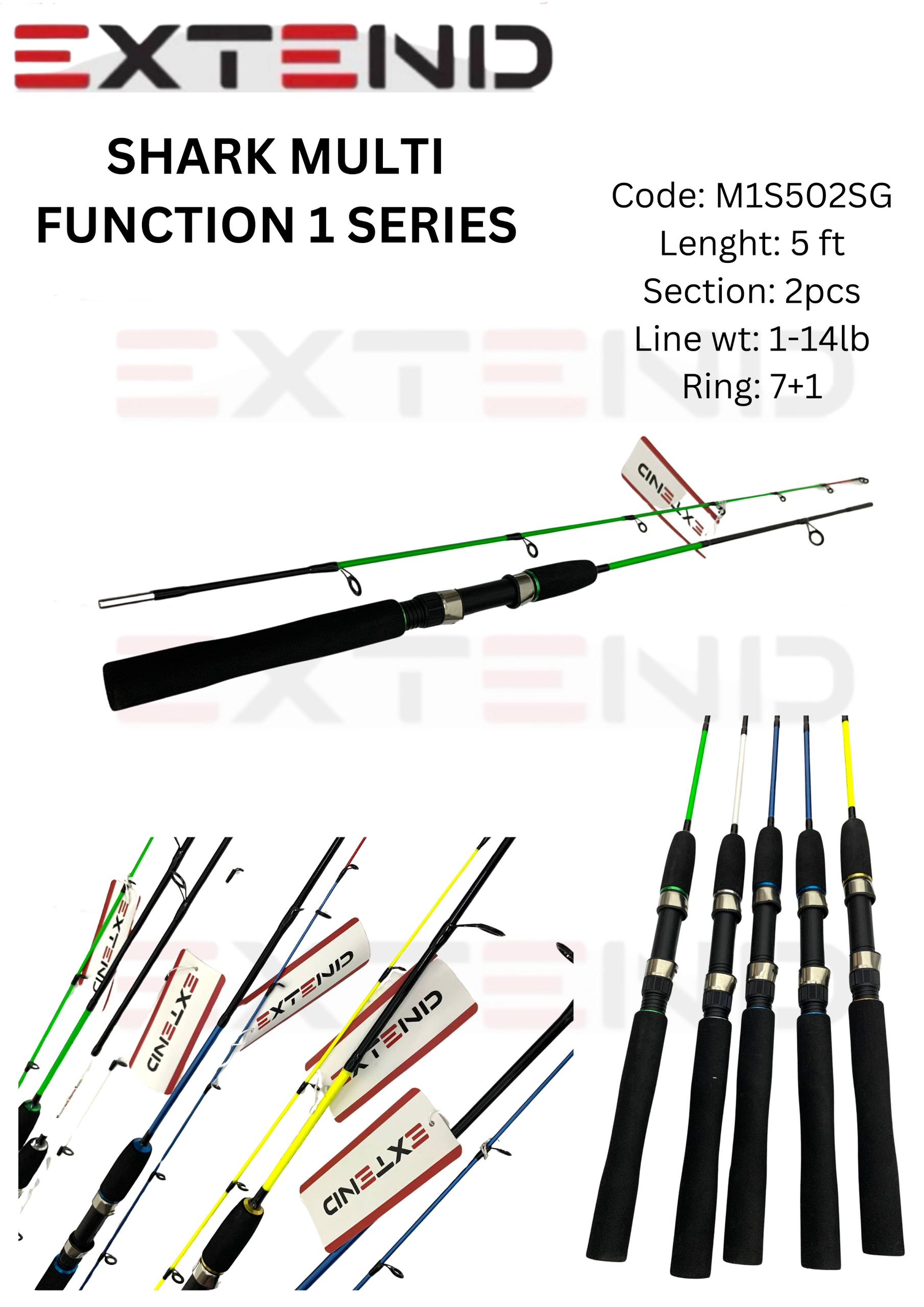 EXTEND ROD UDANG/SOTONG DAN UL SHARK MULTI FUNCTION FISHING ROD ...