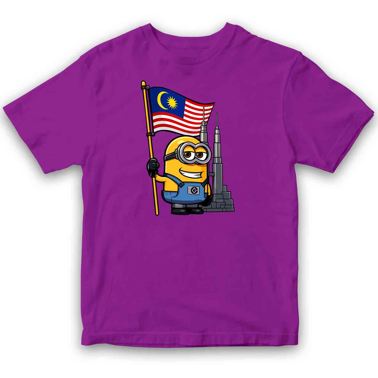 Baju Despicable Me Cartoon Malaysia T Shirt Merdeka Jalur Gemilang Boy ...