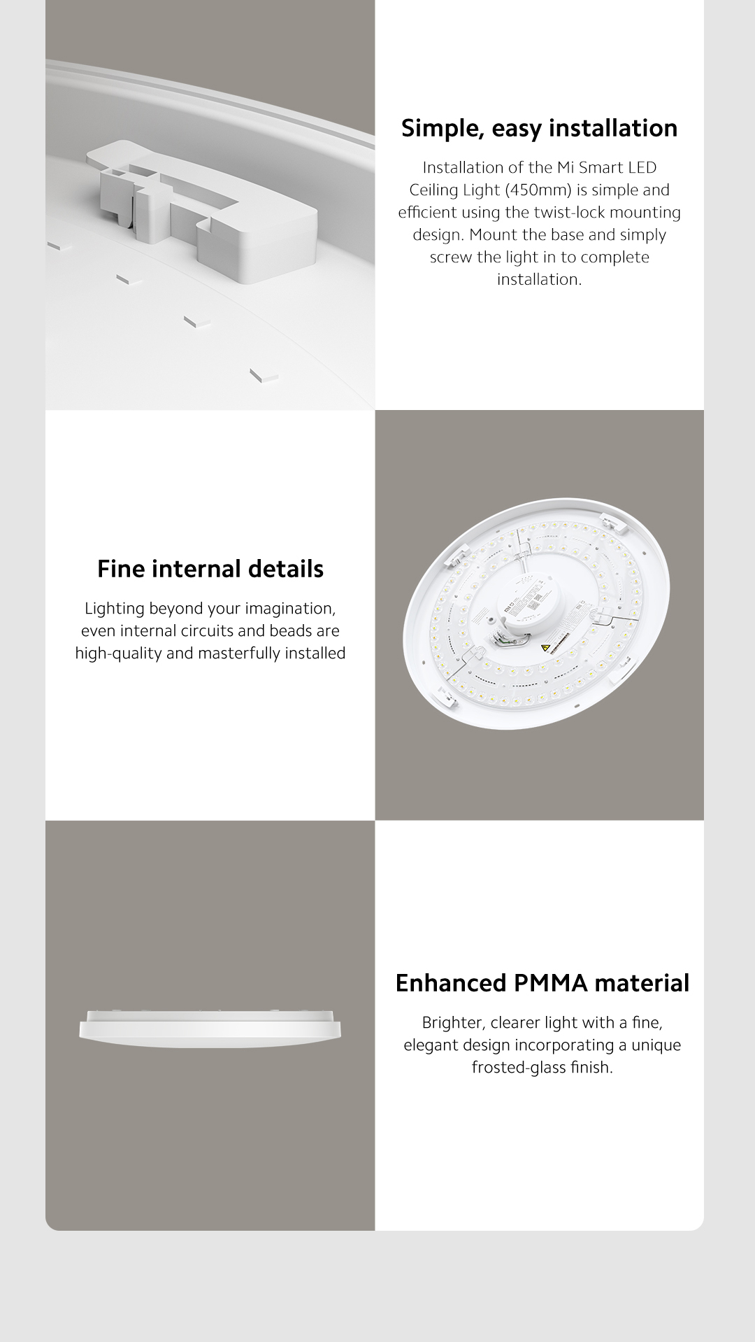 Xiaomi Mi Smart LED Ceiling Light(450mm) | Shopee Malaysia