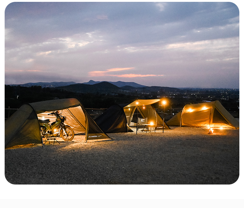 Shinetrip 05 Series Tunnel Tent 1 Room 1 Living Hall Extendable Tarp ...