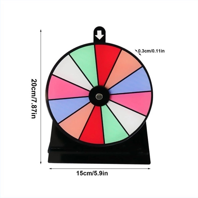 Spin Wheel for Prizes Detachable Wheel of Fortune Wheel Spinner with ...