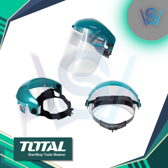 TOTAL Impact Resistant Visor Safety Face Shield Medical Industrial Use ...