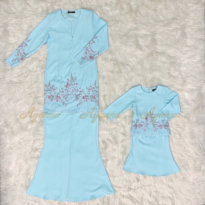 🔥KIDS 1-12 TAHUN) TEMA BAJU KURUNG SOFT / BABY BLUE RAYA 2025 - KURUNG ...