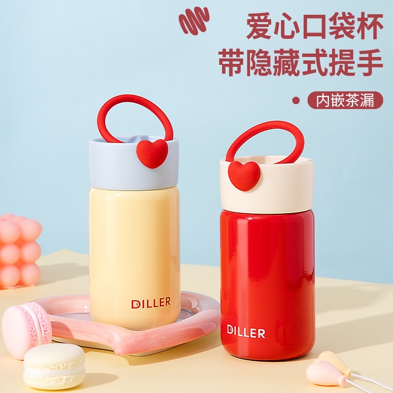 Diller SUS316 Botol Air Jus Thermo Stainless Steel Water Bottle Juice ...