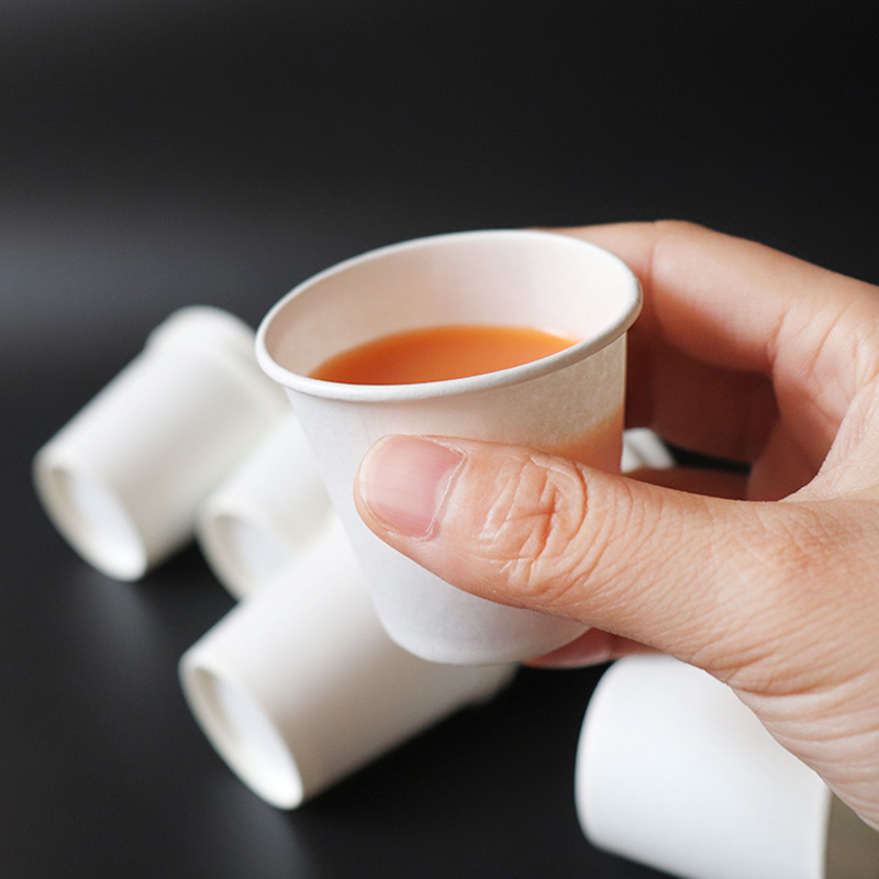 【Bundle 1000pc /2000pc】50ml 2.5oz Paper Sample Cup Plain White ...
