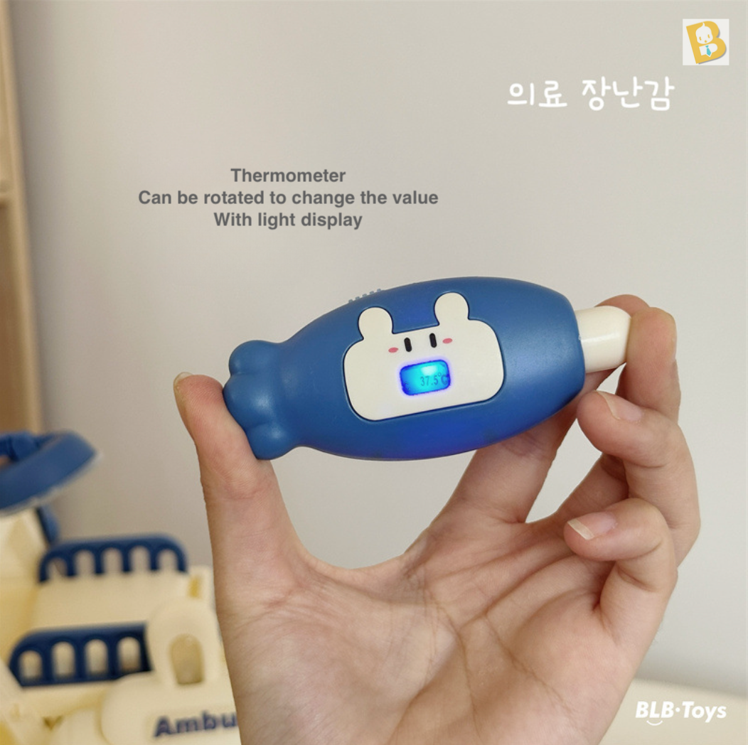 BabyBoss Cute Rabbit Ambulance Toy Doctor Kit Medical Play Set Ambulans ...