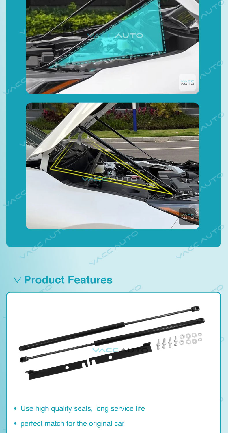 Toyota Harrier XU80 4th Gen (2020-2026) Front Bonnet Hydraulic Hood ...