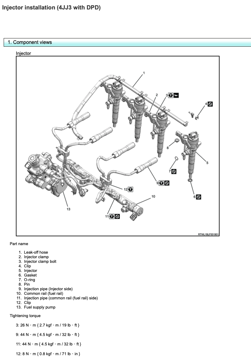 ISUZU ENGINE 4JJ3 SERVICE WORKSHOP MANUAL | Shopee Malaysia