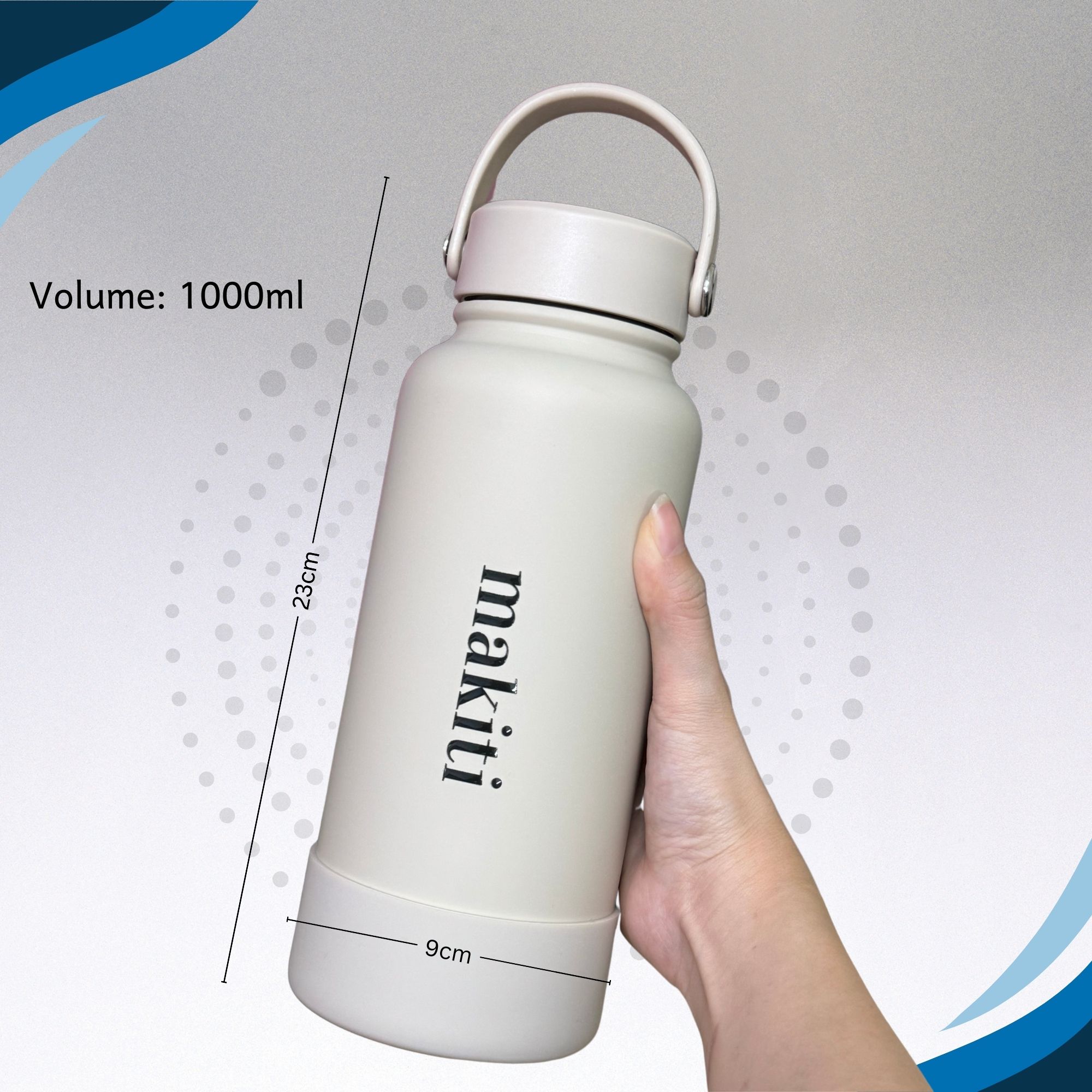 Aura Tumbler - DAYDREAM Tumbler Custom Nama 1000ml Thermos Flask ...