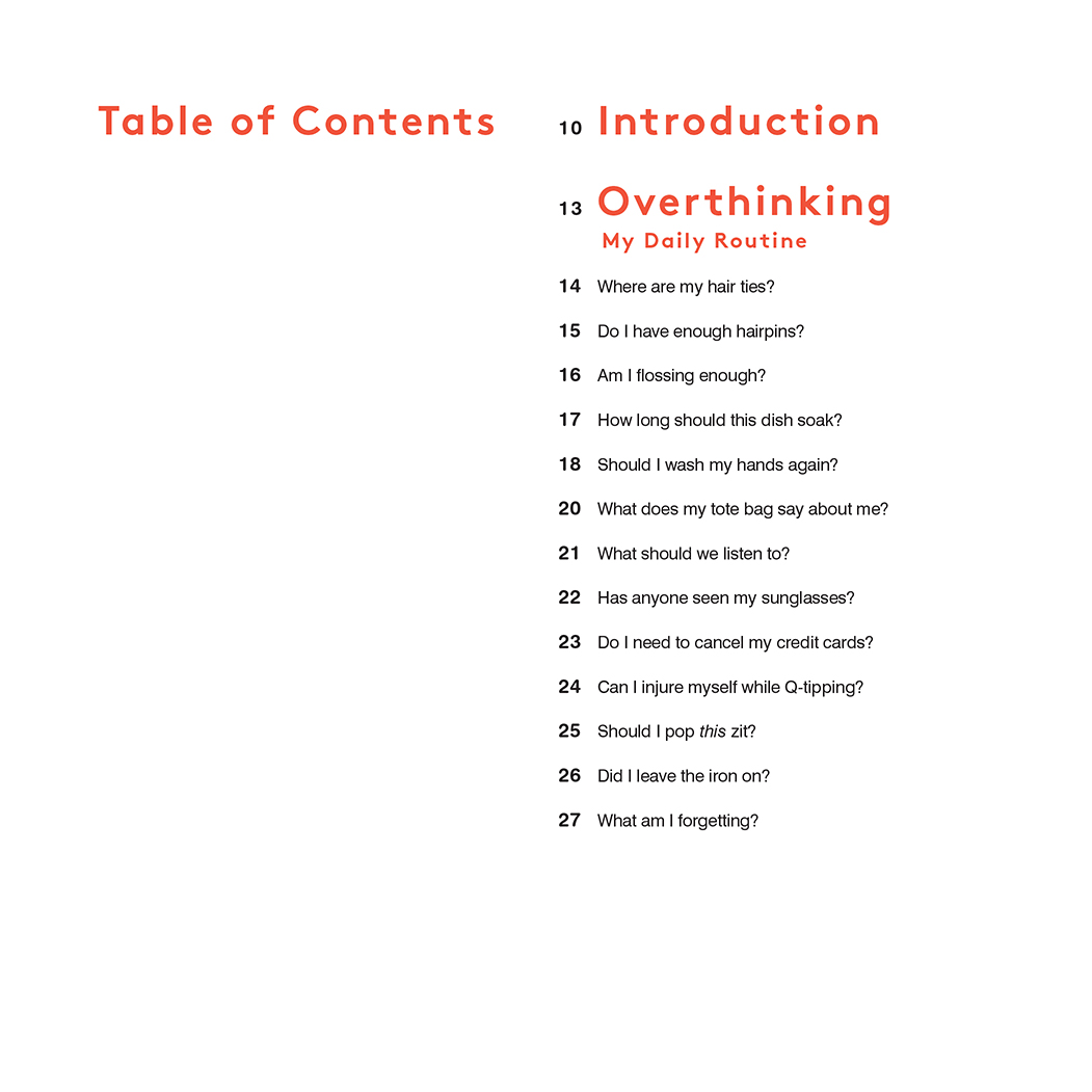 Am I Overthinking This? Over-answering life’s questions in 101 charts ...