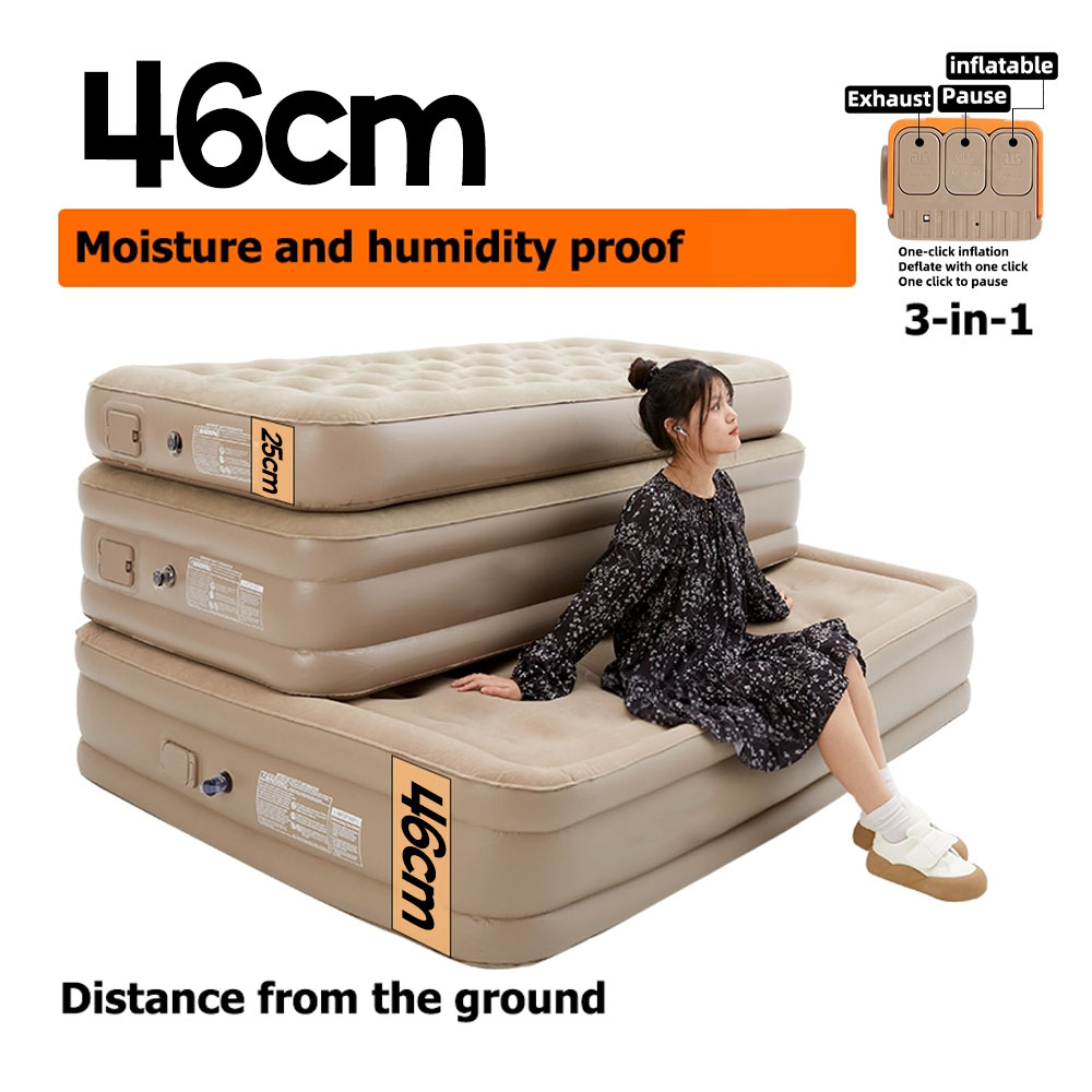 UtanKing™ Inflatable Bed Camping Tent Sleeping Air Mattress Auto ...