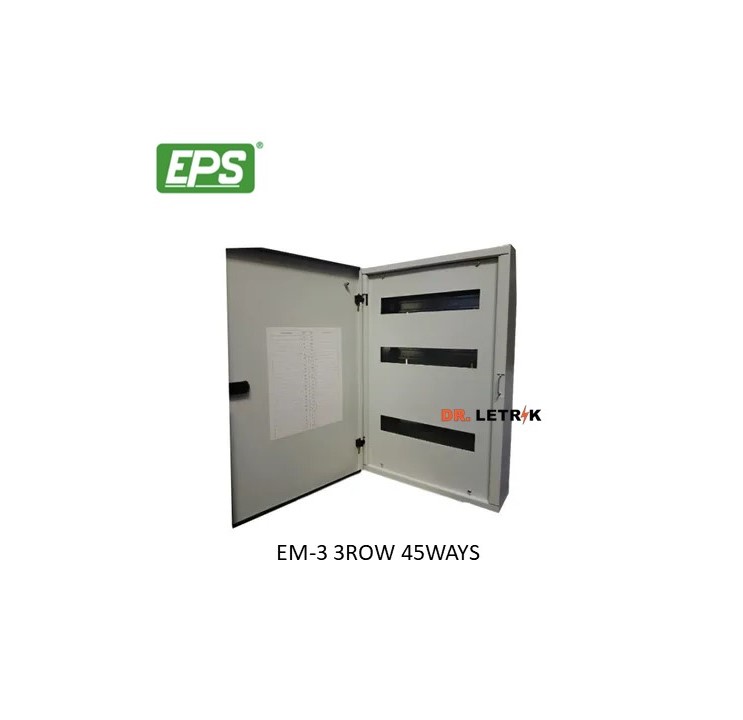 EPS [ EM-3 45WAY / EM-3M 38WAY ] 3Row Metalclad Enclose DB Box / MCB ...