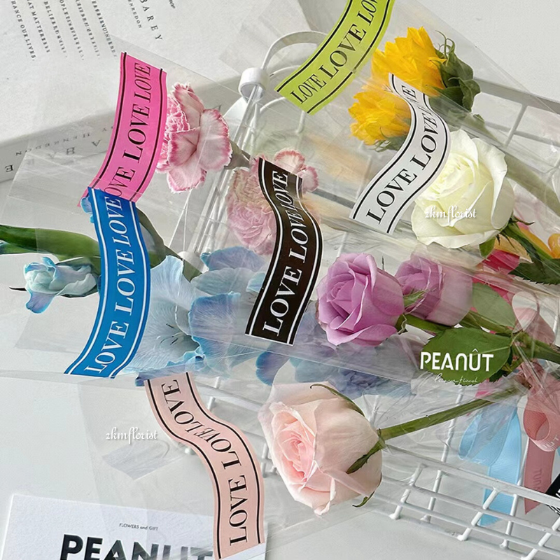 (50PCS) SINGLE L DESIGN Flower Wrapping Paper Flower Paper Wrapping ...