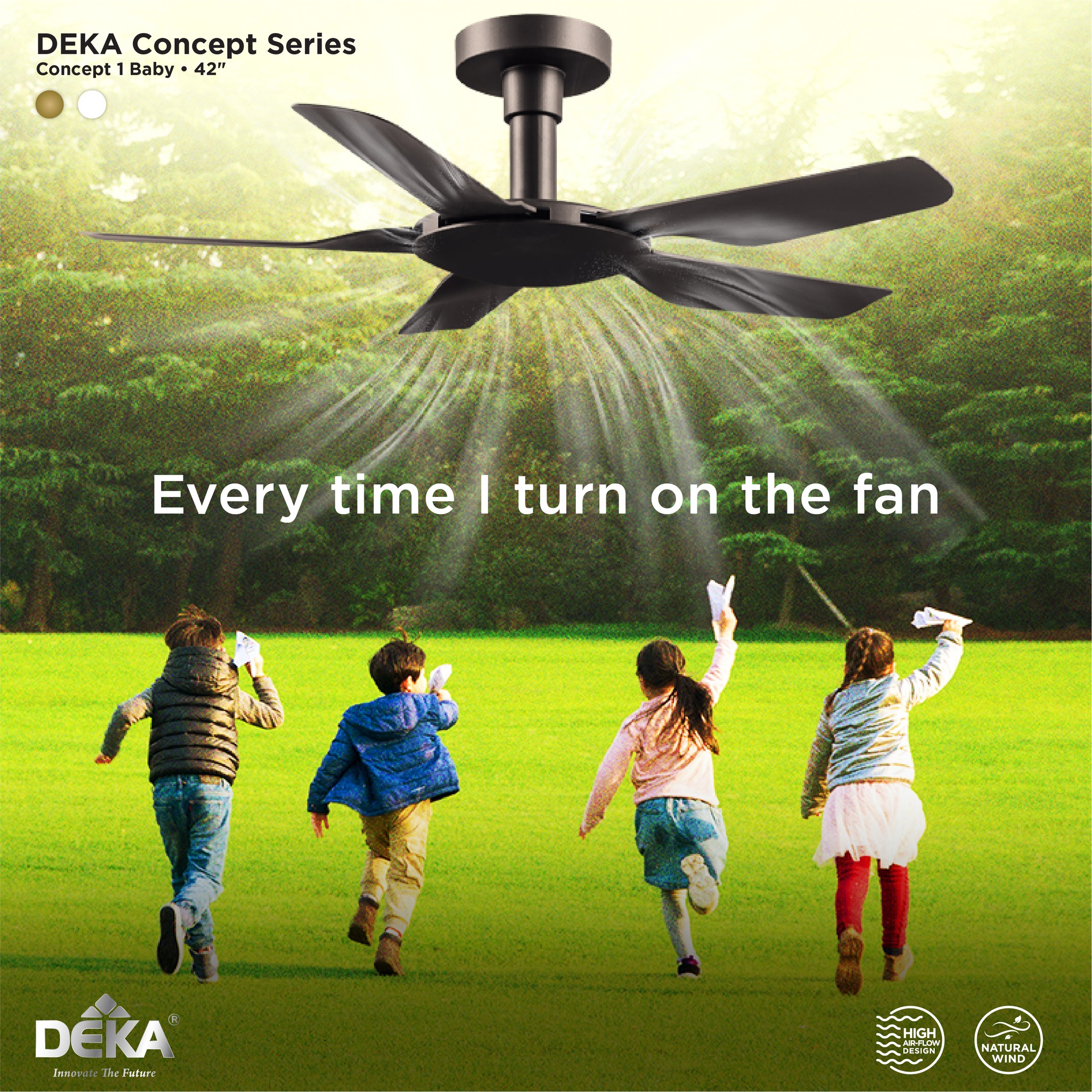 DEKA CONCEPT 1 Baby 42L Mini micro LED 20" 34" 42" 56 Inch DC Motor ...