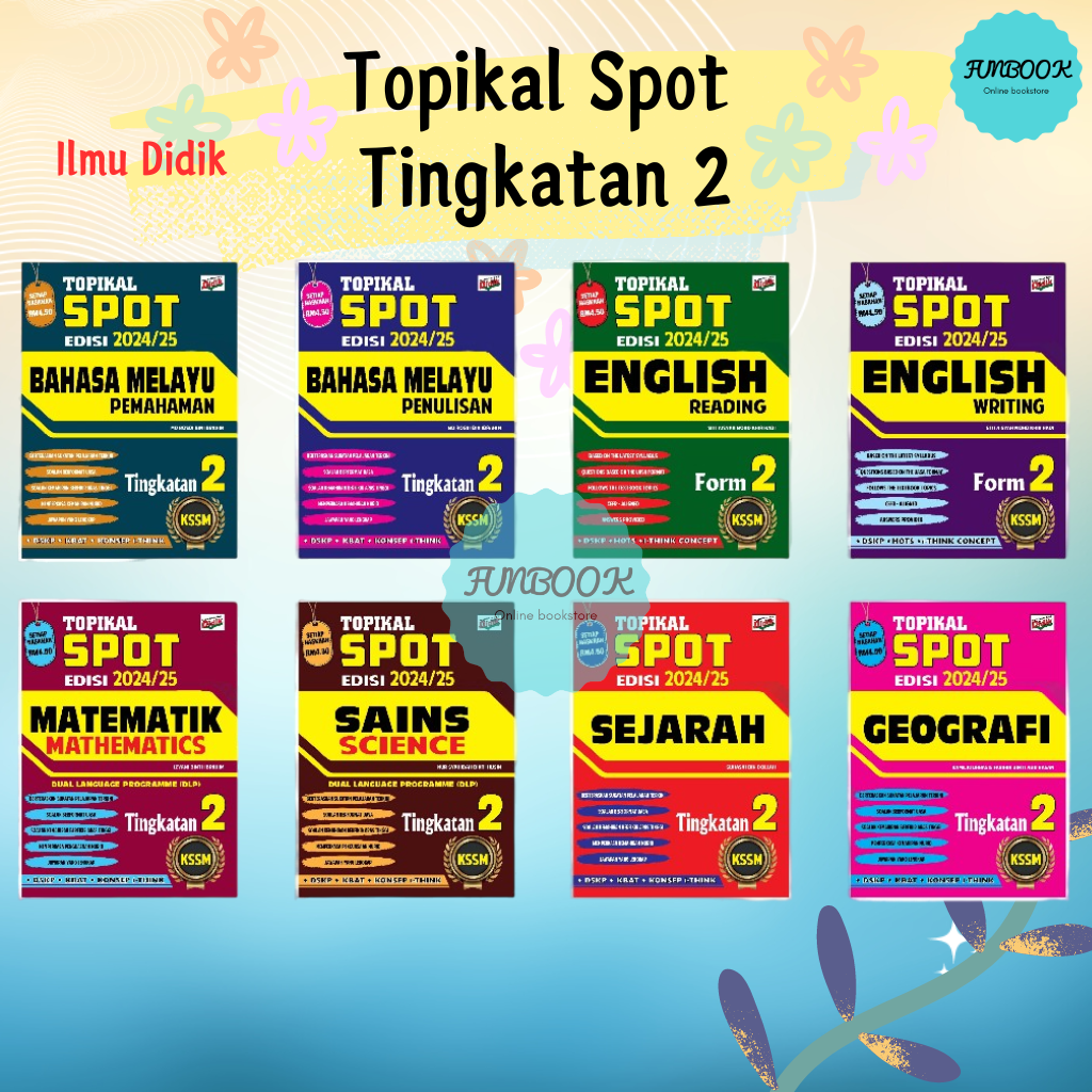 [FUNBOOK] Topikal Spot Tingkatan 1 2 3 (𝐒𝐄𝐓 𝟖 𝐁𝐔𝐊𝐔) Latihan UASA KSSM ...