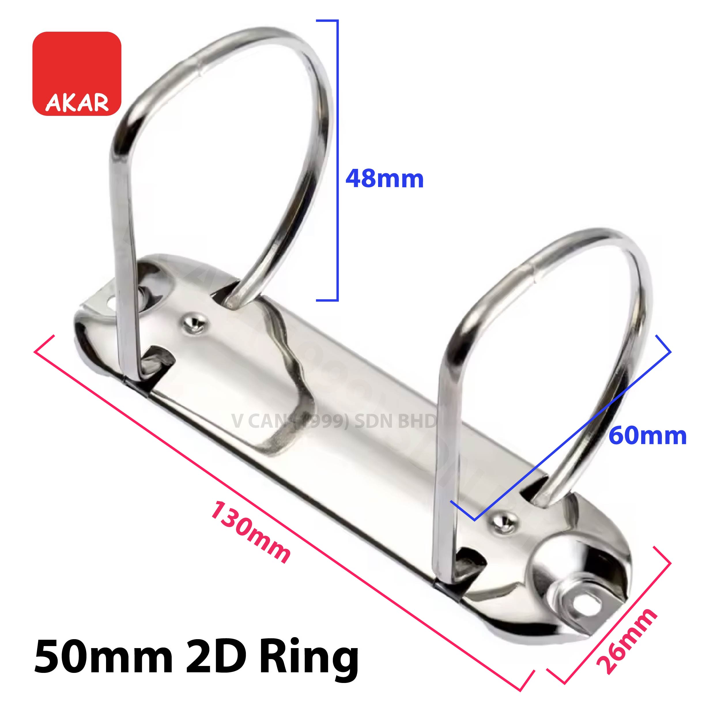 Fail 2D-Ring A4 50mm (1 pcs) – 2D Ring Binder / Hard Cover File / 2 ...
