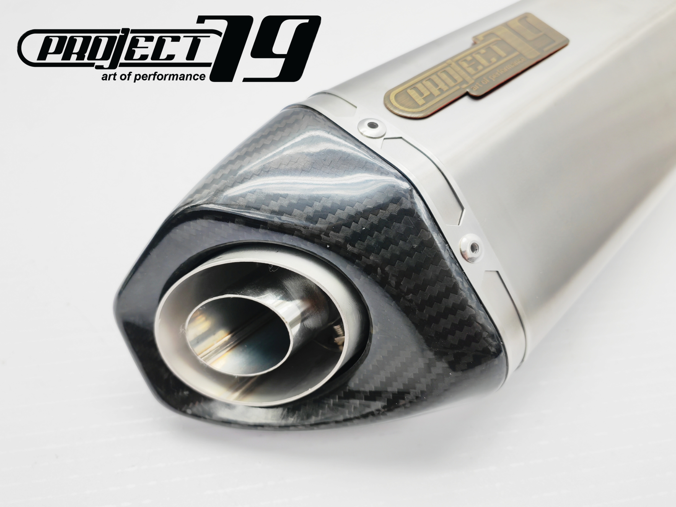 Project79 Universal Muffler 60mm Tabung Ekzos Titanium Akravopic Design ...