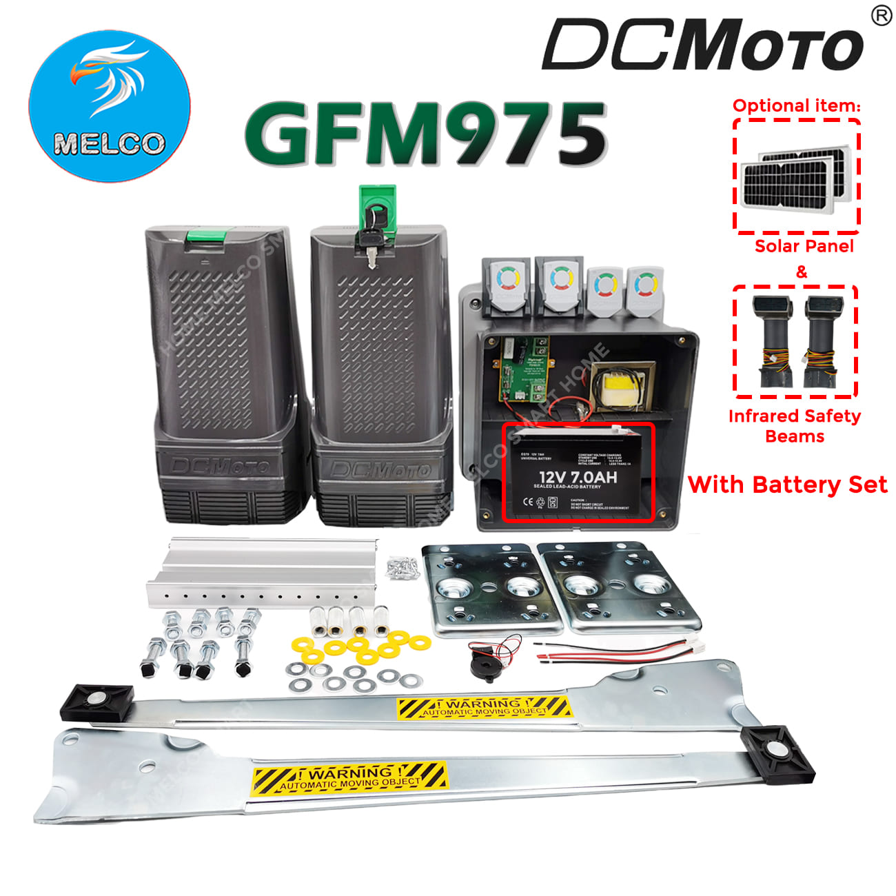 DCMOTO 975 GFM975 Autogate Motor | Smart Plug & Play All-in-One System ...