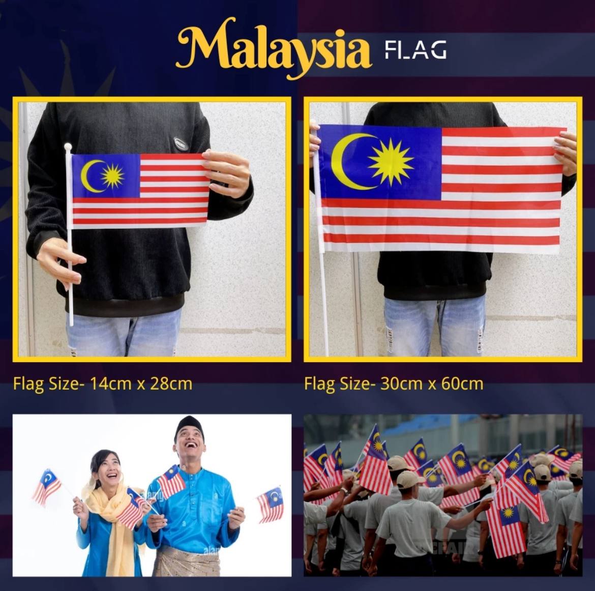 ⚡️Ready Stock⚡️Bendera Malaysia Tanjak Merdeka Kerongsang Sash ...