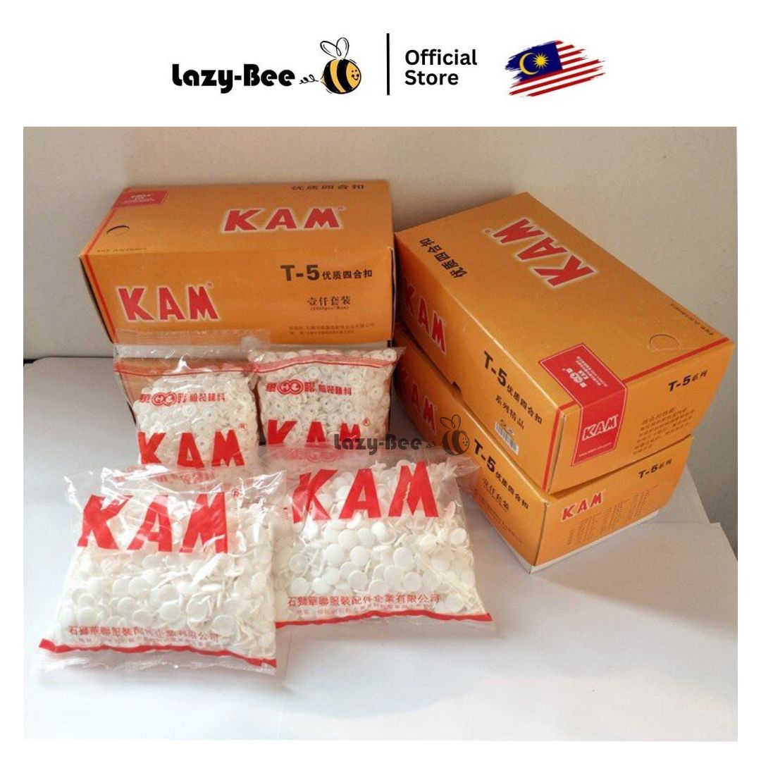 LAZY BEE Transparent Clear 50 Set 200 pcs T3 T5 T8 KAM Snap Button ...