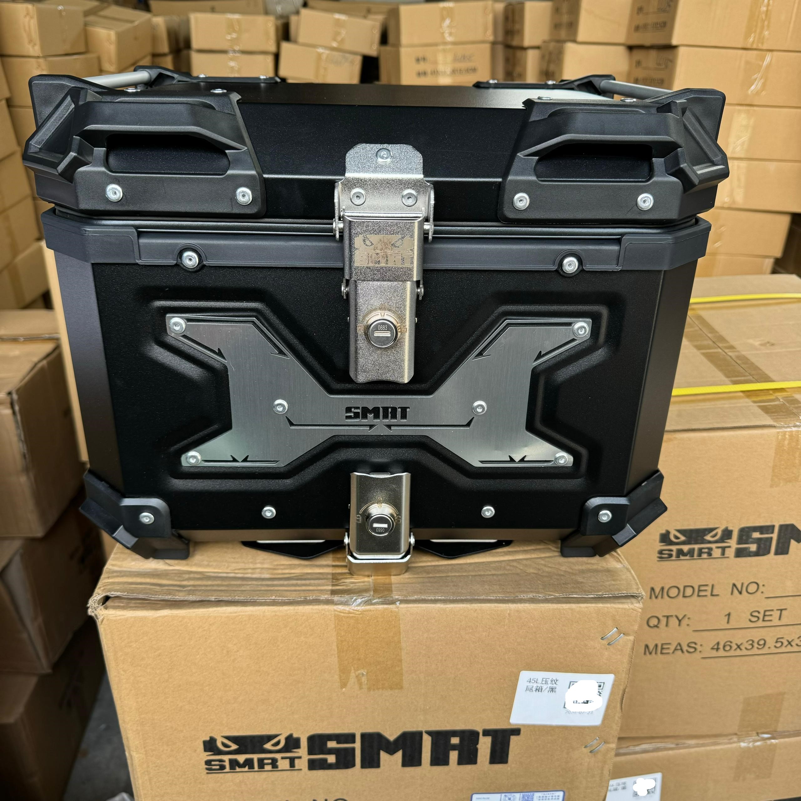 SMRT Top Box Storage Rear Belakang Motorcycle Kotak Box Heavy Duty ...