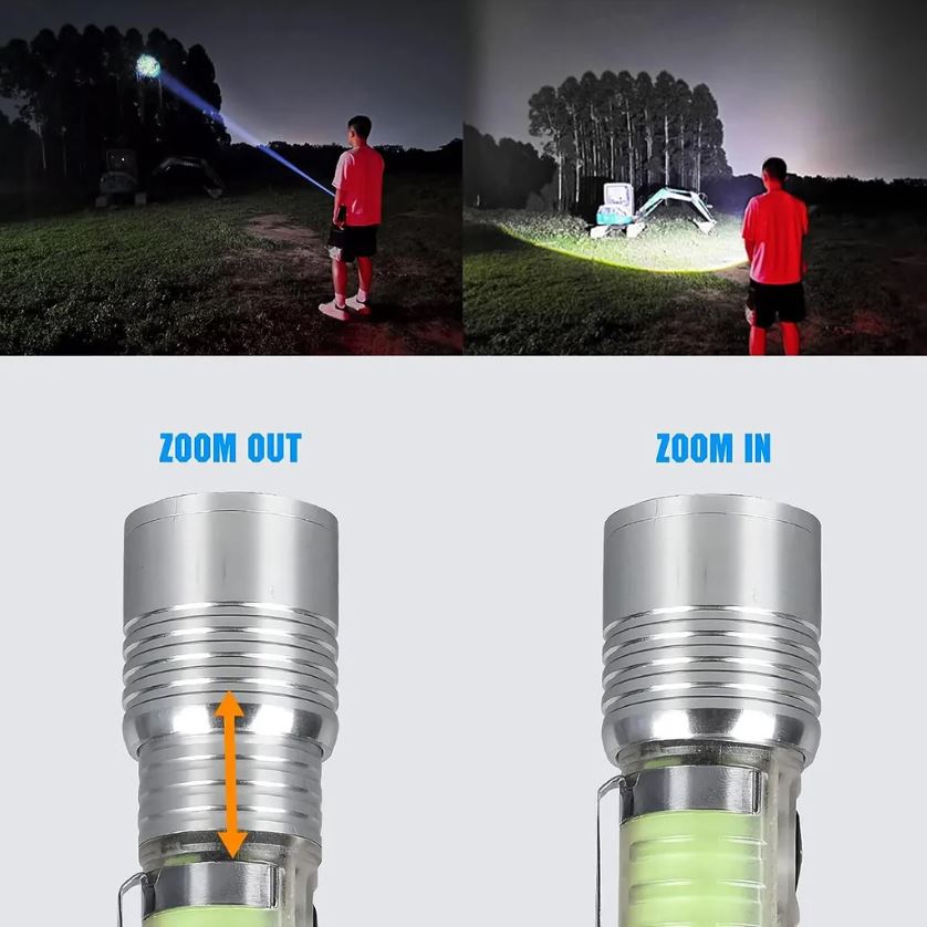 520A LED Torchlight Multifunctional Super Zoom Led Torchlight Super ...