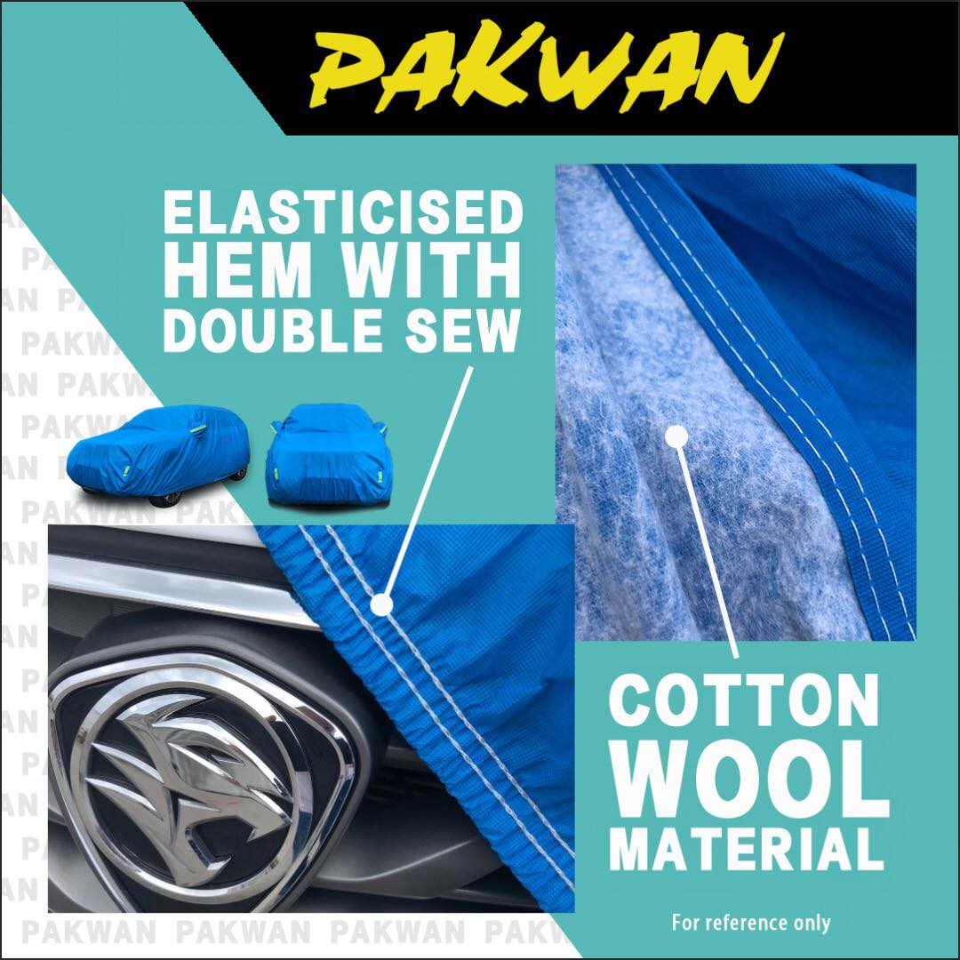 Car Cover Kereta Selimut Sarung Kereta 3 layer Racing Stripes All Sizes ...