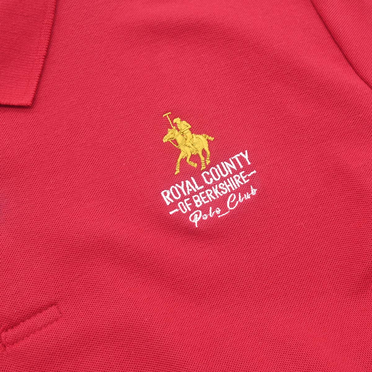 RCB Polo Club Men Short Sleeve Polo Shirt with Collar RMTS12007 - Red ...