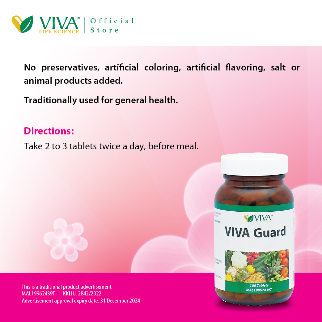 VIVA Guard (100 tablets) | Shopee Malaysia