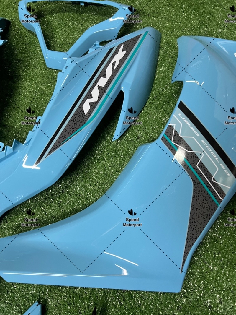 COVER SET NVX V2 SKY BLUE DESIGN STANDARD | Shopee Malaysia