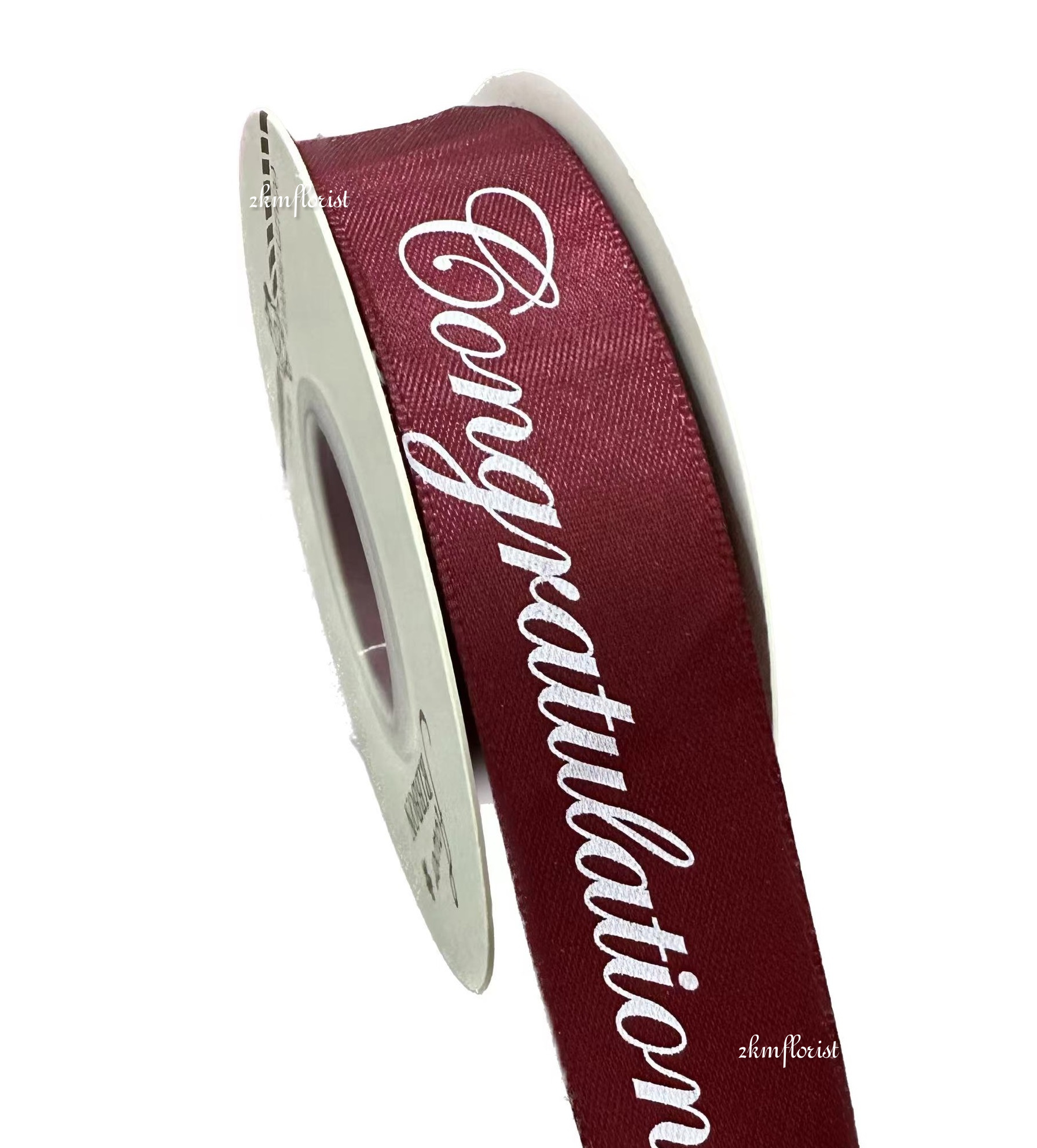 (22M) 2.5CM CONGRATULATION Ribbon Graduation Reben Riben Gift Satin ...